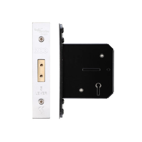 ZOO 5L Dead Lock 64mm & 76mm Satin Stainless | Mortice Deadlock